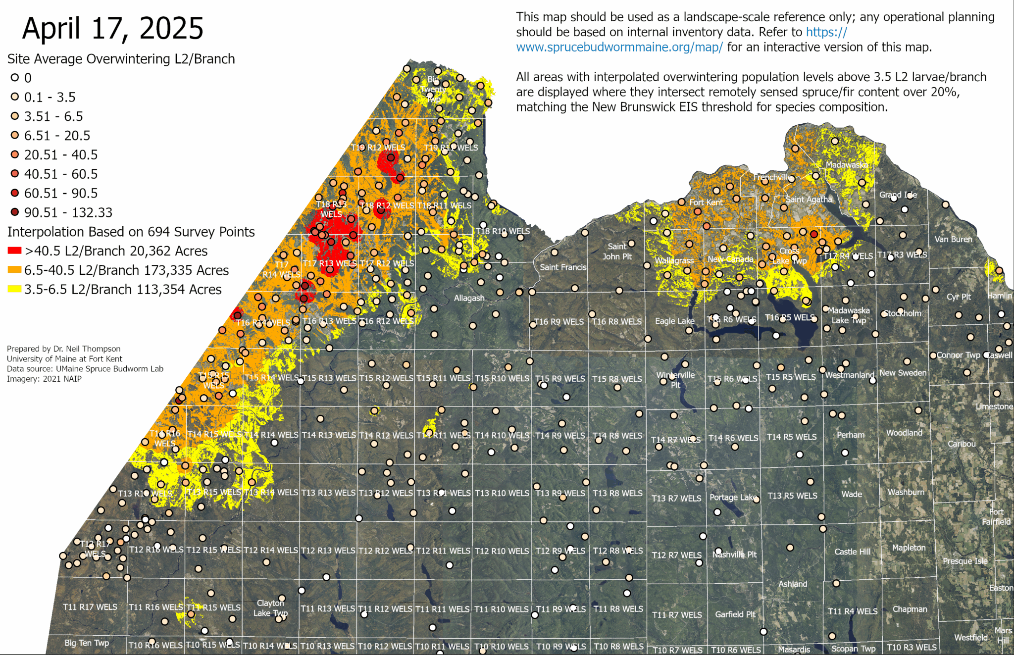 Maine L2 Survey Results | Spruce Budworm